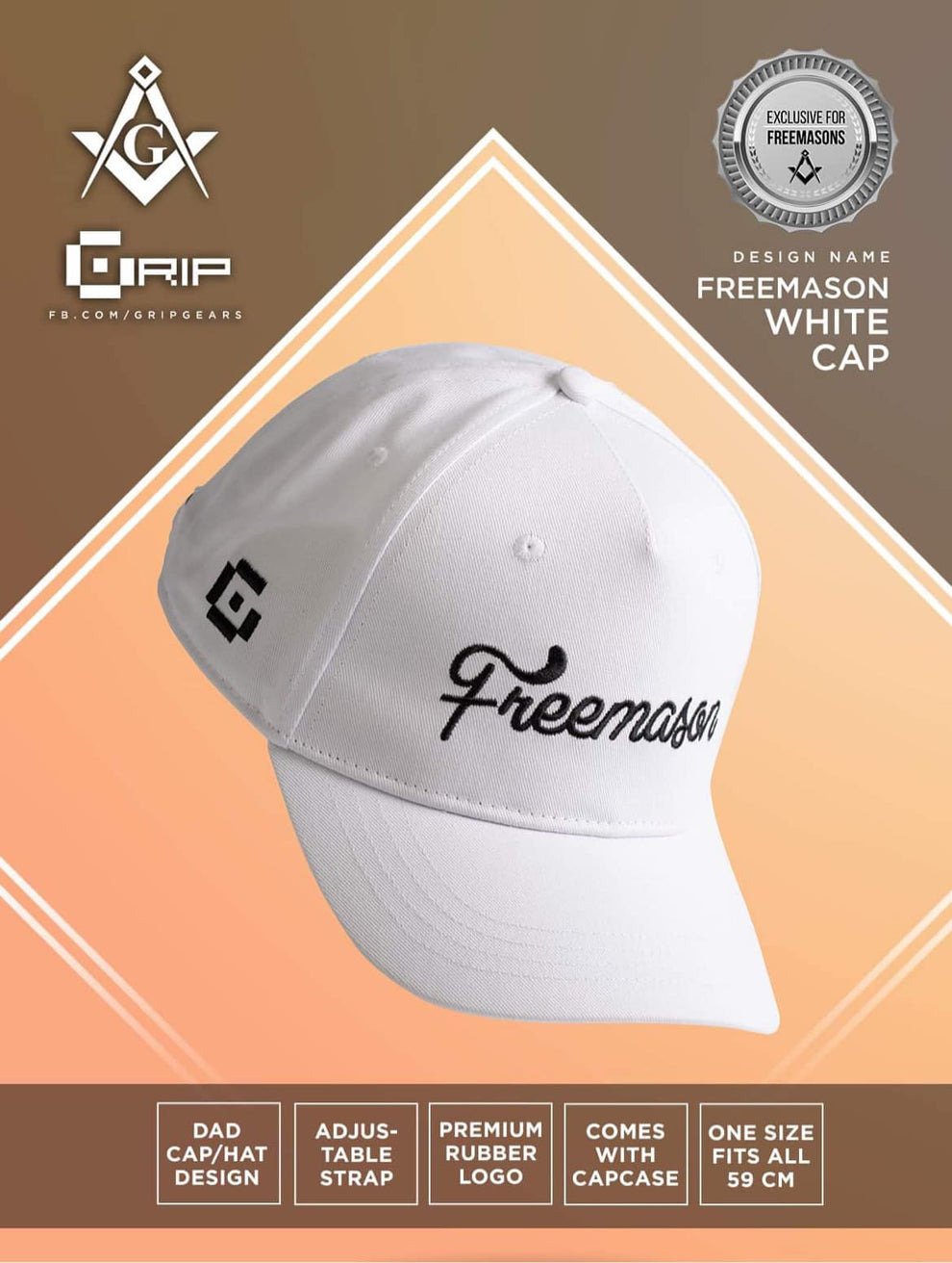 Freemason Cap – Grip Masons - Freemasons Exclusive